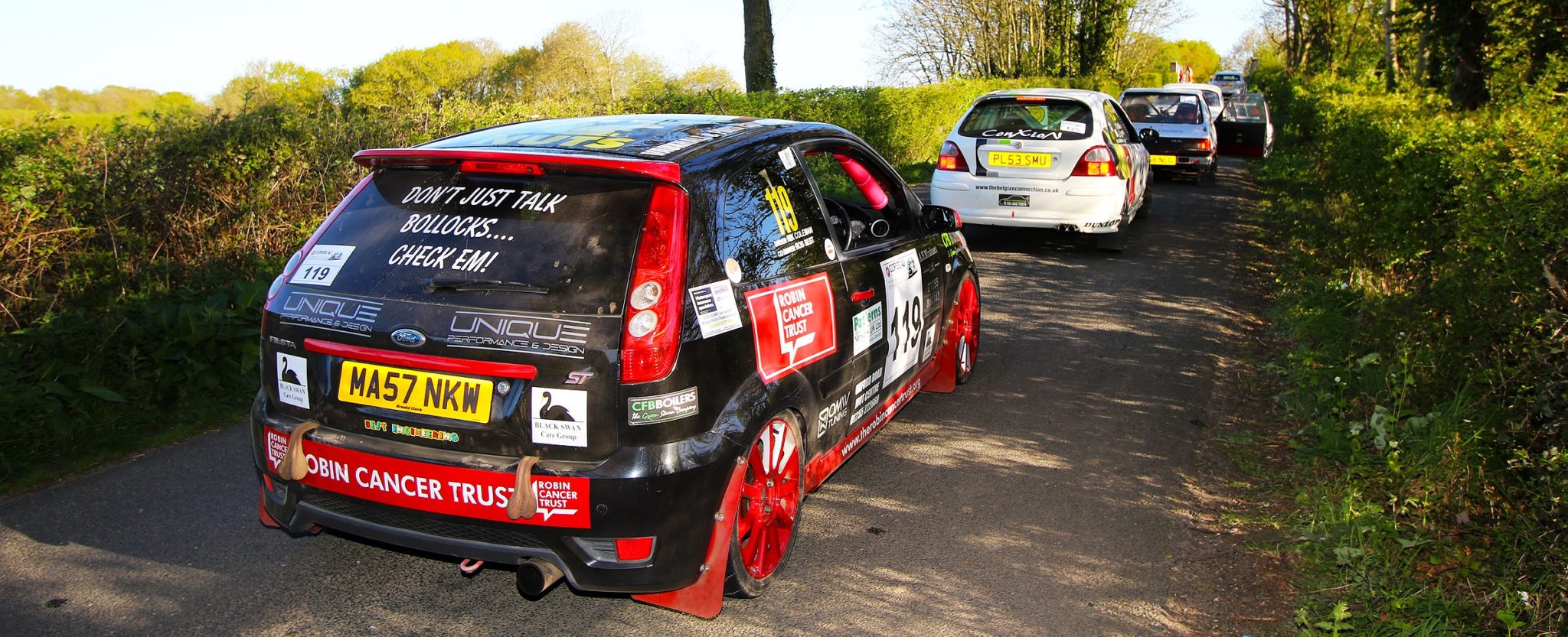 Rik, Robert and Robin… – Corbeau Seats Rally